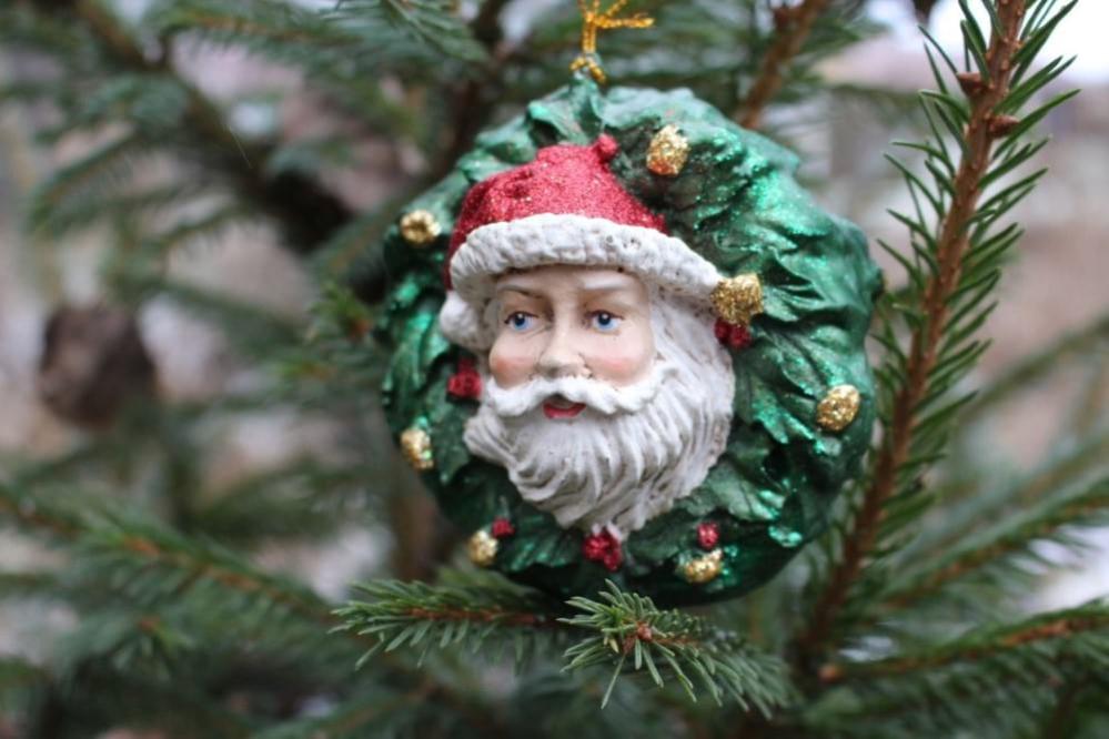 Julkula Julkrans med tomtehuvud - Nostalgiska.se